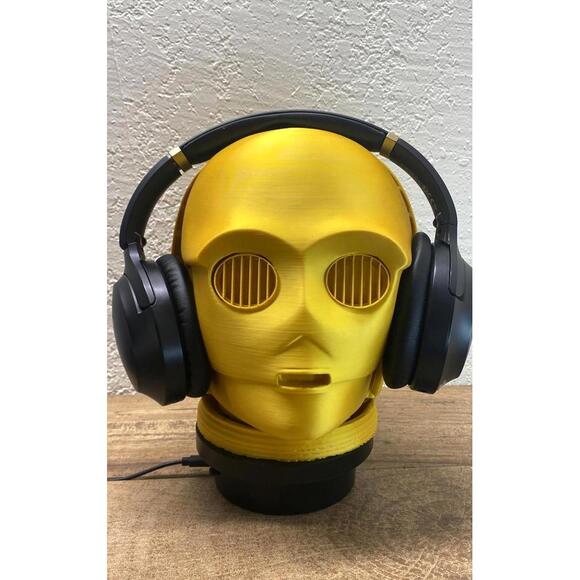 Portable Audio & Video | Robot Headphone Stand Space Android Bust ...